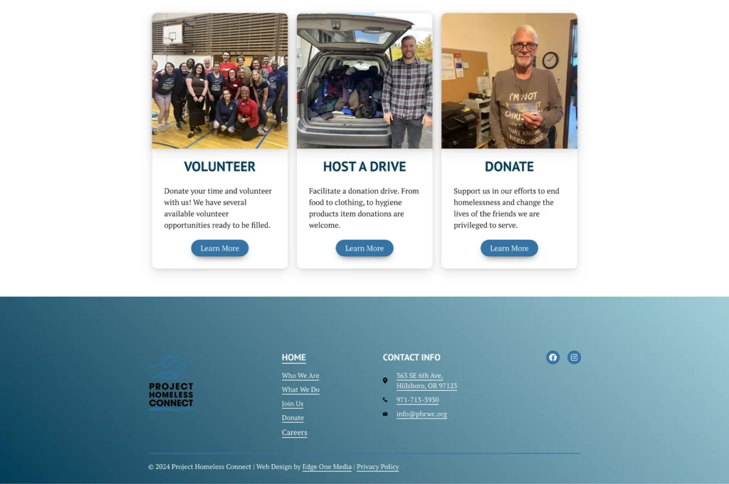 Project Homeless Connect - Edge One Media