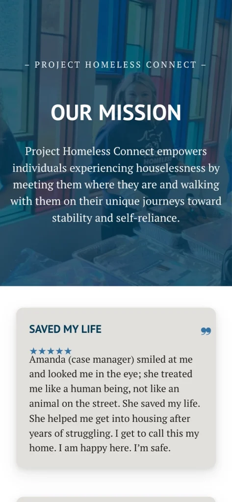 Project Homeless Connect - Edge One Media