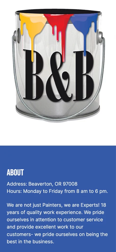 B&B Painting Experts, LLC - Edge One Media